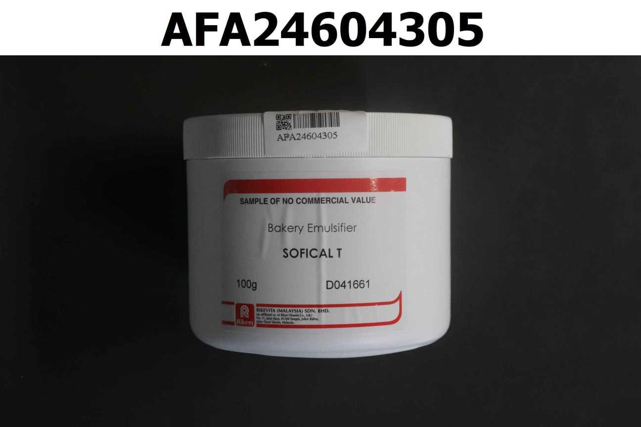 AFA24604305 複方食品添加物 SOFICAL T - 報告資料 ｜SGS安心資訊平台